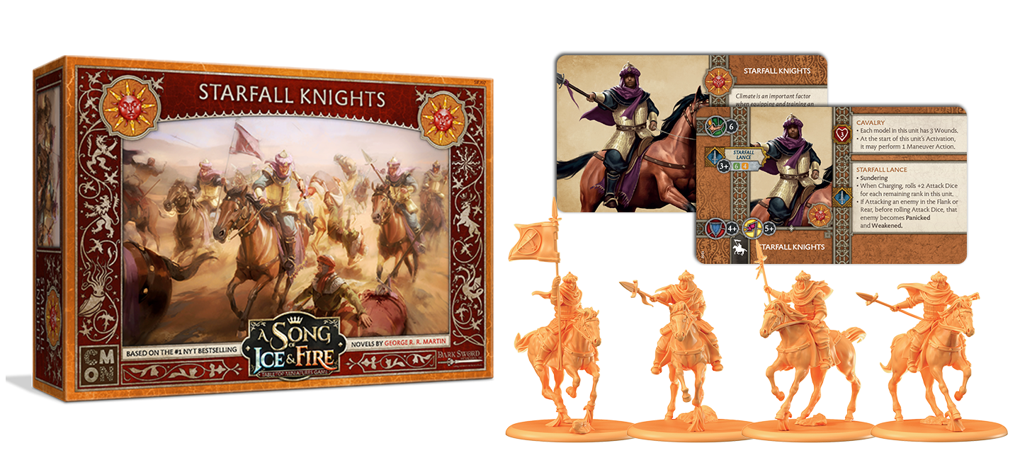 Martel Starfall Knights Unit Expansion Song of Ice and Fire Miniature Game